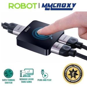 Jual Robot HM103 HDMI Splitter Switch 2 in 1 Out / 1 in 2 Out 4K Bi ...