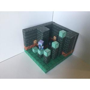 Jual Kertas Lembaran pola papercraft diorama minecraft maze room untuk ...