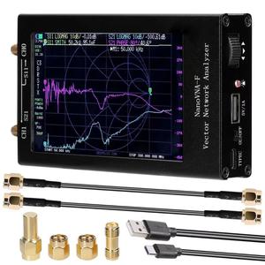 Jual 50KHz-1.5GHz HF VHF UHF 4.3 inch NanoVNA Vector Network Antenna Analyzer NanoVNA-F VNA HF ...