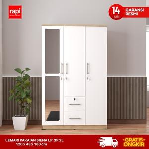 Promo RAPI Lemari Pakaian 3 Pintu / Lemari Gamis / Almari Pakaian ...
