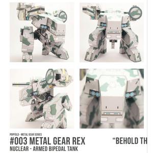Jual Kertas Lembaran pola papercraft robot metal gear rex (CF-C) - Kab ...