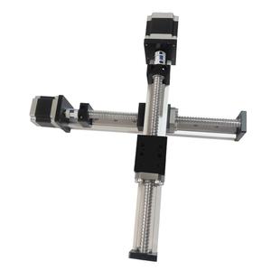 Jual Ball Screw Slide Guide XY Two-axis Electric Linear Motion Sliding Table Metal CNC Guide ...