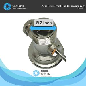 Jual PROMO PAKET AFUR/AVUR TWIST HANDLE WASTE DRAIN VALVE 3'' BAK CUCI ...