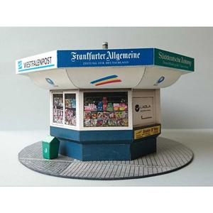 Jual Kertas Lembaran pola papercraft diorama toko skala 45 (3OP-E24 ...