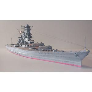 Jual Kertas Lembaran pola papercraft kapal perang IJN Yamato skala 1: ...