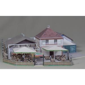 Jual Kertas Lembaran pola papercraft diorama restaurant eropa skala 1: ...