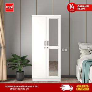 Promo RAPI Lemari Pakaian 2 Pintu / Lemari Baju Murah / Rak Baju ...
