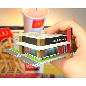 Jual Kertas Lembaran pola papercraft diorama Mc donald skala 87 (PM-A2 ...