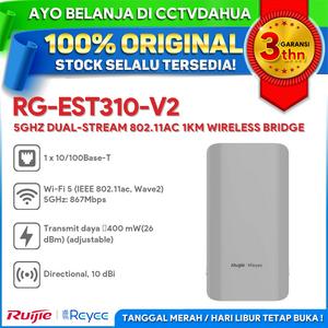 Promo RUIJIE REYEE RG-EST310-V2 5GHZ DUAL-STREAM 802.11AC 1KM WIRELESS ...