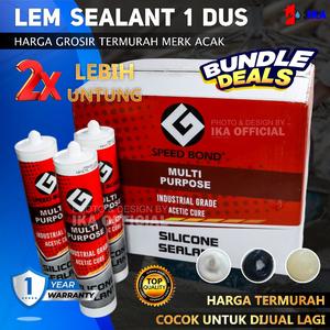 Jual Lem Sealant 1 DUS PROMO / (24 BOTOL = 1 DUS) SPEED BOND GROSIR ...