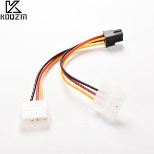 Jual 2 IDE Dual 4pin Molex IDE Male To 6 Pin Female PCI-E Y IDE Power Cable Adapter Connector ...