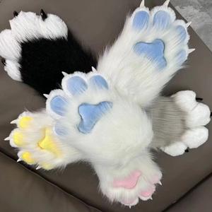 Jual Kig Fursuit Kigurumi Furry Animal Claws Nails Gloves Cosplay ...