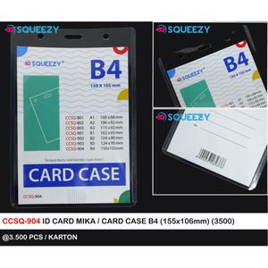 Jual Plastik ID Card B4 SQUEEZY Holder Keras / Name Tag B4 SQUEEZY ...