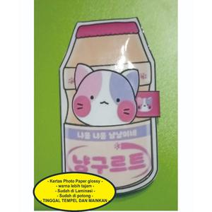 Jual [Laminasi] Squishy book/ Paper doll book Rumah Kucing Yakult ...
