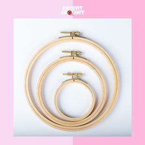 Jual Pemidangan kayu ring sulam hoop kayu bambu embroidery hoop ...