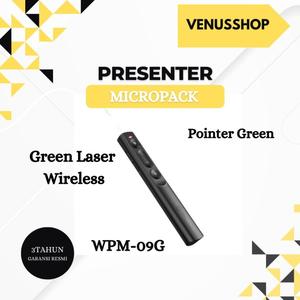 Jual MICROPACK PRESENTER GREEN LASER WIRELESS WPM-09G - Kota Tangerang ...
