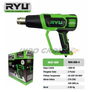 Jual RYU Heat Gun RHG 600-4 Hot Gun Mesin Pemanas Listrik - Jakarta ...