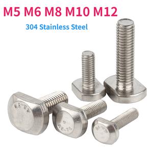 Jual A2-70 304 Stainless Steel Bolts T-slotted Bolts M5-M12 T-type ...