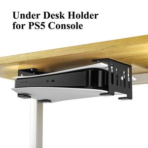 Jual PS5 Under Desk Holder PS5 Slim Console Horizontal Metal Stand ...