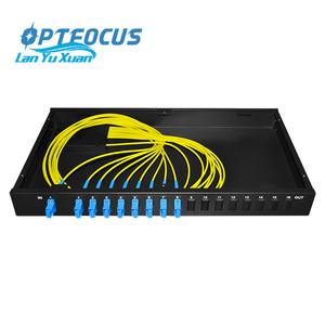 Jual 1*8 FTTH Passive Rack Mount Metal Box, Fiber Optic PLC Splitter ...