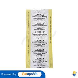 Jual URESIX 40 MG STRIP 10 TABLET - Kota Makassar - Apotek Tirza Medika ...