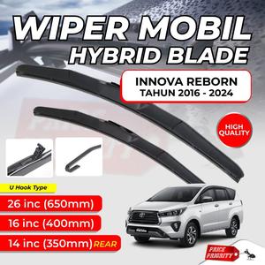 Promo Wiper Mobil Toyota Kijang Innova Karet Wiper Frameless Hybrid ...