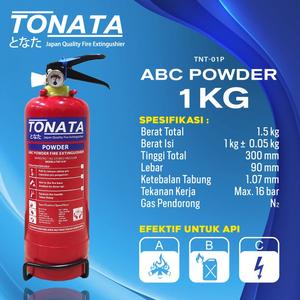 Jual MTB - APAR ABC POWDER 1 KG TONATA / SET KOMPLIT - Kota Tangerang ...