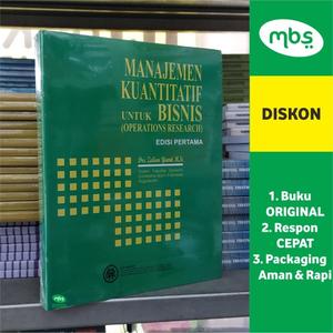 Jual BUKU MANAJEMEN KUANTITATIF UNTUK BISNIS (Operations Research) - Drs. Zulian Yamit, M.Si ...