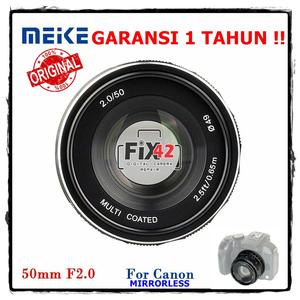Jual Lensa Meike 50mm F2.0 Manual Fix Focus For Canon Mirrorless EOS M ...