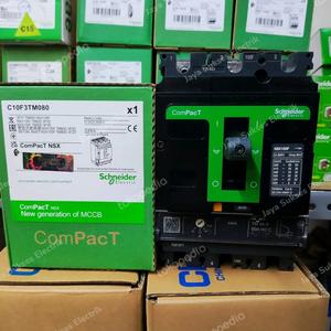 Jual NEW! MCCB NSX100F 3P 80A 36KA C10F3TM080 Adjustable 50-80A Schneider - Kota Surabaya ...