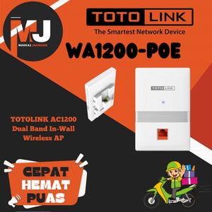 Jual Totolink (Ac1200) Wa1200-Poe In-Wall Dual Band Wireless Access ...