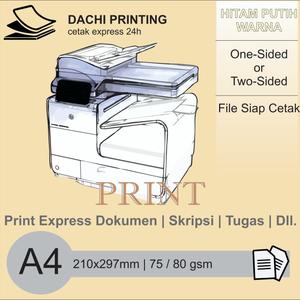 Jual Sini! Print cetak warna A4 skripsi / tesis / tugas - Kota Kediri ...