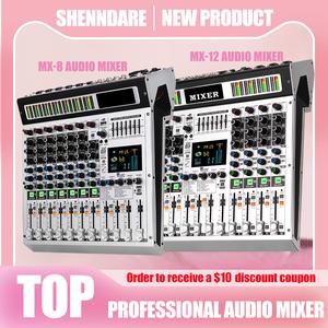 Jual MX12 12Channel Mixer Professional audio mixing 99 DSP digital ...