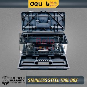 Jual Deli Tool Box 20 Inch Kotak Perkakas Toolkit Baja Toolbox Tool kit ...