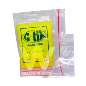 Jual T05. Plastik Klip C-Tik 7x10 | ctik kantong zip lock sambal obat ...