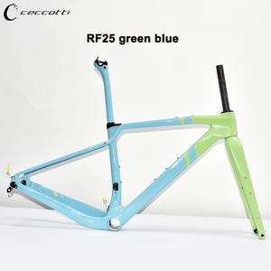 Jual CECCOTTI Carbon Gravel Bike Frame Internal Cable Fully Hidden ...
