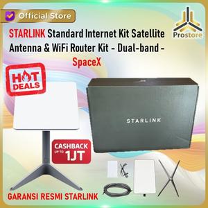 Jual STARLINK STANDARD INTERNET KIT SATELLITE ANTENNA & WIFI ROUTER KIT ...