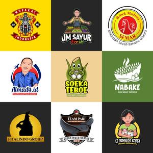 Jual Sini! Desain Logo Profesional Original Perusahaan Inisial Makanan ...