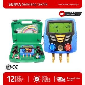 Jual HS-350A Digital Refrigerant Pressure Gauge Manometer AC manifold ...