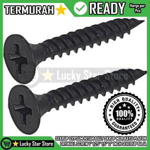 Jual SEKRUP GYPSUM HITAM SKRUP GIPSUM MOON LION BAUT BAJA HITAM ...