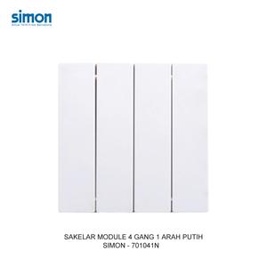 Jual SIMON SAKELAR MODULE 4 GANG 1 ARAH PUTIH - Kota Denpasar ...