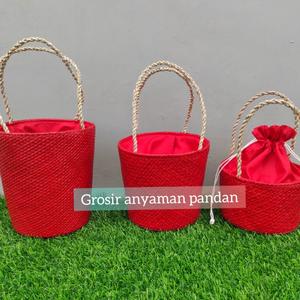 Jual ad5! Tas Pandan EMBER POLOS tas hampers tas parcel tas hantaran ...