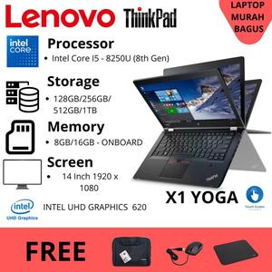 Jual TERBATAS!!! LAPTOP LENOVO X1 YOGA 1ST 2ND 3RD 4TH 5TH TOUCHSCREEN ...