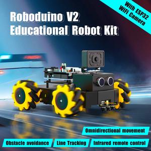 Jual Yahboom UNO R3 Smart Robot Car Kit Roboduino V2 With ESP32 WiFi ...