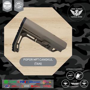 Jual Popor M4 MFT Cangkul M16 Buttstock Tactical Pacul AEG GBBR AR15 HK416 - Jakarta Selatan ...