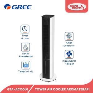 Jual GREE TOWER AIR COOLER 6 LITER PENDINGIN RUANGAN GTA-ACOOL6 ...