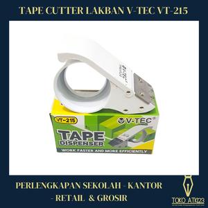 Jual Tape Dispenser / Pemotong Lakban Merk V-Tec VT-215 Stainless ...