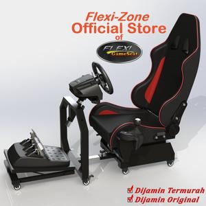 Jual Flexi Gameseat advance Racing cockpit simulator utk logitech G29 / thrustmaster steering ...