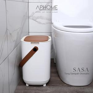 Jual APHOME Tempat Sampah Otomatis dengan Handle 16L Tong Sampah Sensor ...