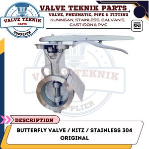 Jual BUTTERFLY VALVE STAINLESS KITZ 3" inch / ORIGINAL - Jakarta Barat ...